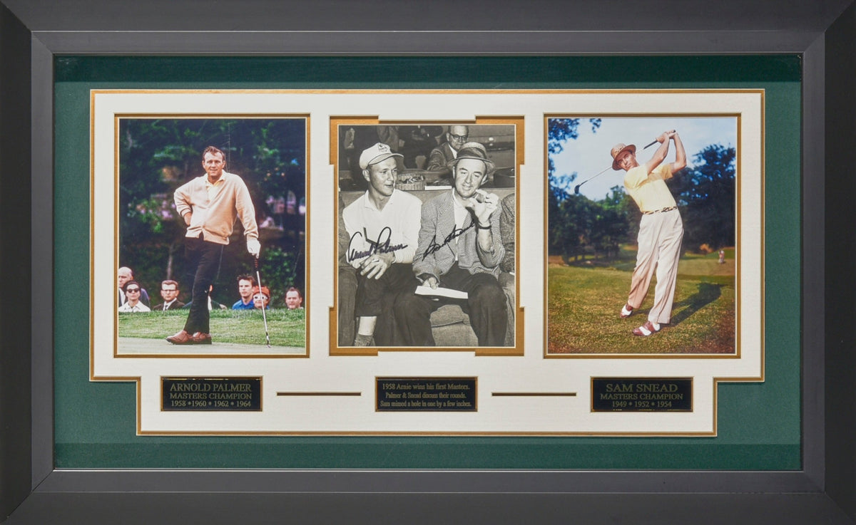 Arnold Palmer and Sam Sneed with JSA Authenticated Signature ...