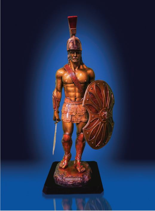 Achilles Bronze Statue by artist Bill Toma – Millionaire Gallery
