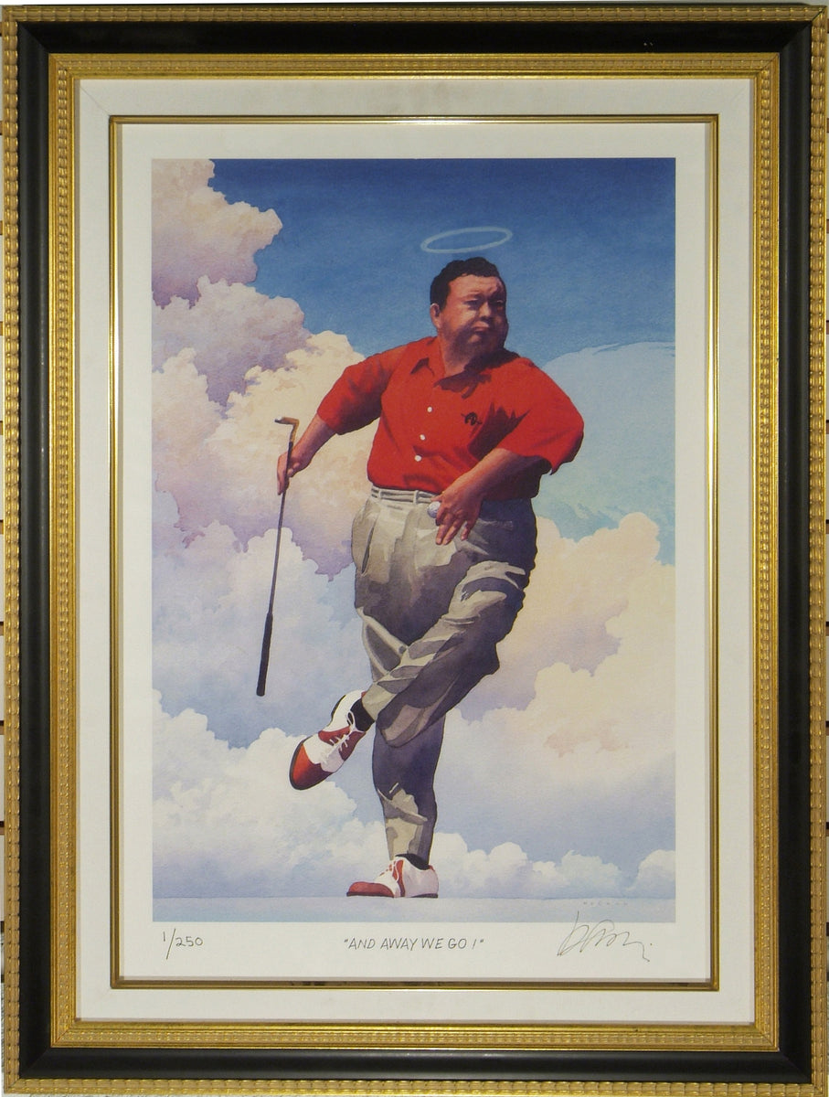 Jackie Gleason "And Away We Go" Giclee - Framed – Millionaire Gallery