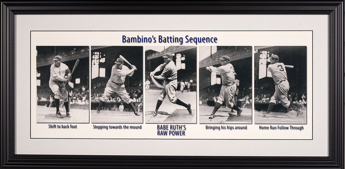 Bambino's Batting Sequence - Unsigned (Babe Ruth) – Millionaire Gallery