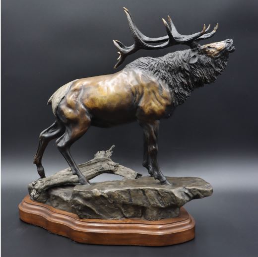 Bugle Call Bronze Statue by artist Lorenzo Ghiglieri – Millionaire Gallery