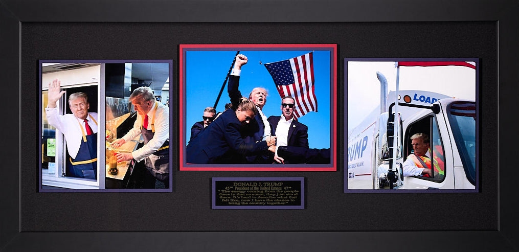 President Donald Trump 2024 Election Campain Collage - 18"x37" - SKU ...
