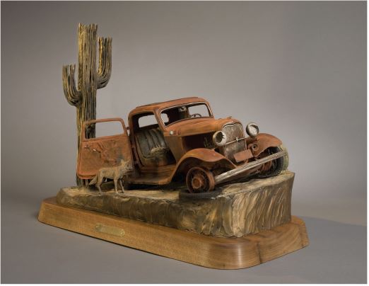 Desert Deuce Cold Cast Statue by artist Clyde "Ross" Morgan ...