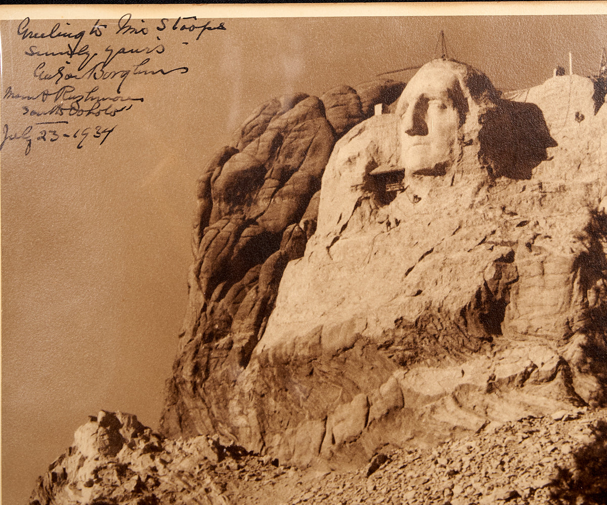 Gutzon Borglum - Mt Rushmore Sculptor with JSA Authenticated Signature ...