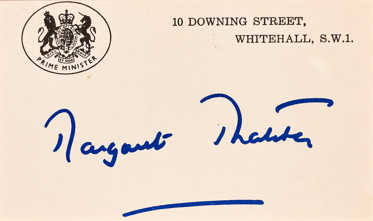 The Iron Lady with Authenticated Signatures from Margaret Thatcher and ...