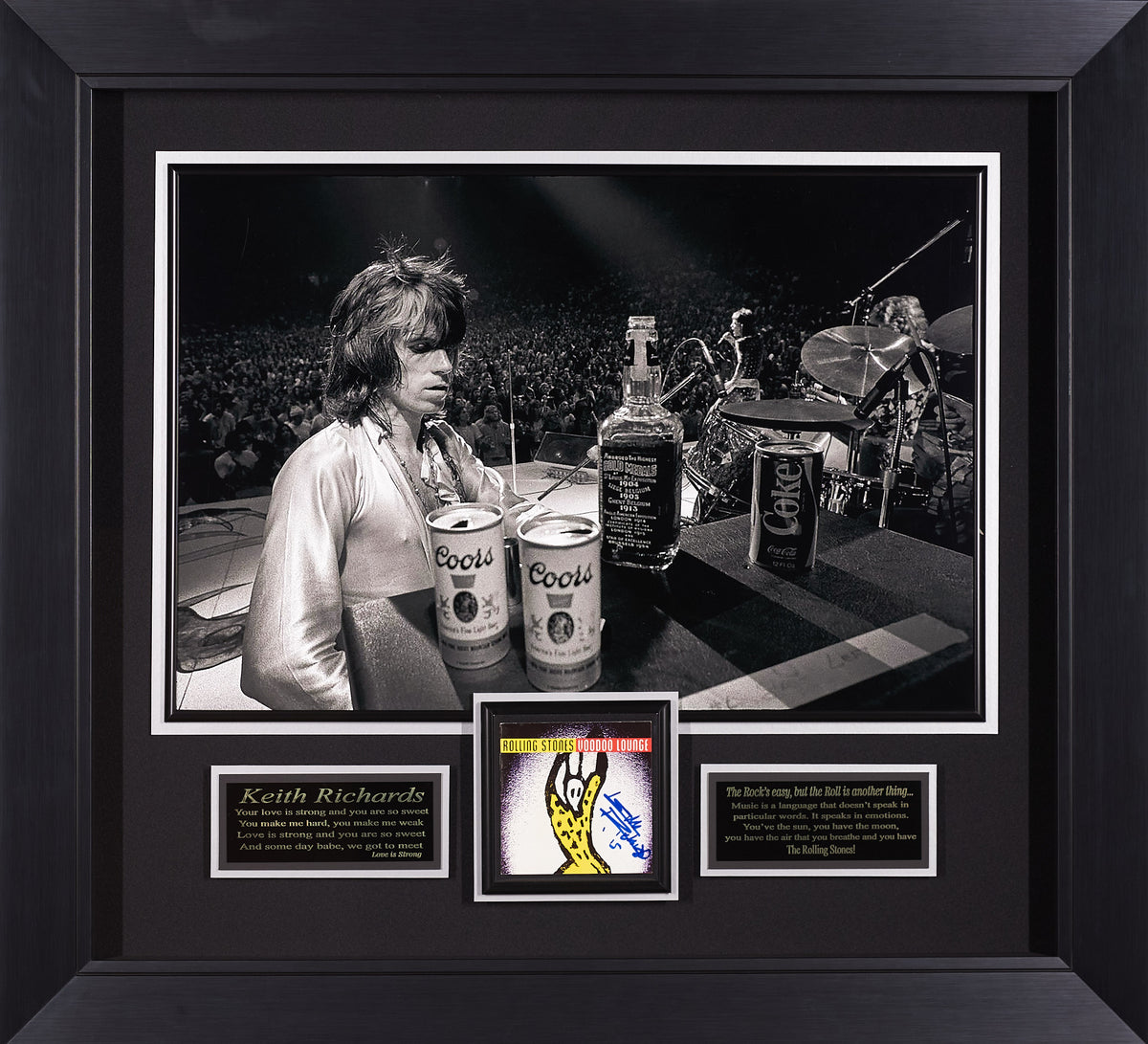 Keith Richards of the Rolling Stones - Authenticated Signed CD Cover V ...