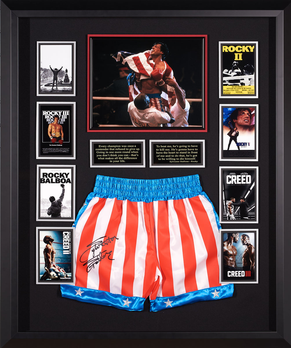 Rocky Trunks signed by Sylvester Stallone and authenticated ...