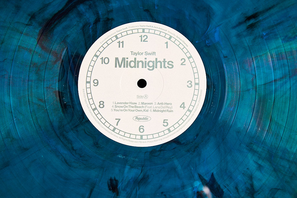 Taylor Swift Midnights Jade Vinyl Album with Signed Photo – Millionaire ...