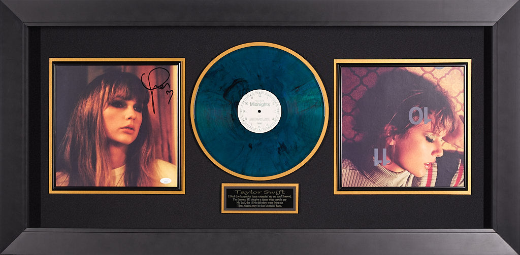 Taylor Swift Midnights Jade Vinyl Album with Signed Photo – Millionaire ...