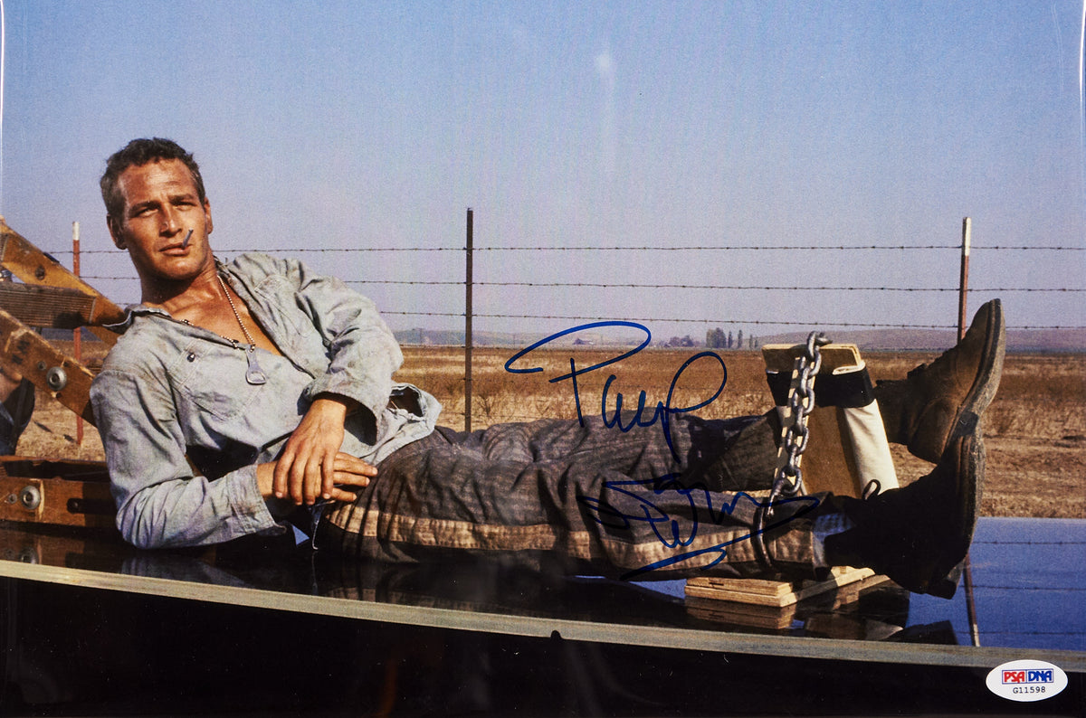 Cool Hand Luke with Authenticated. Signatures of Paul Newman, George K ...