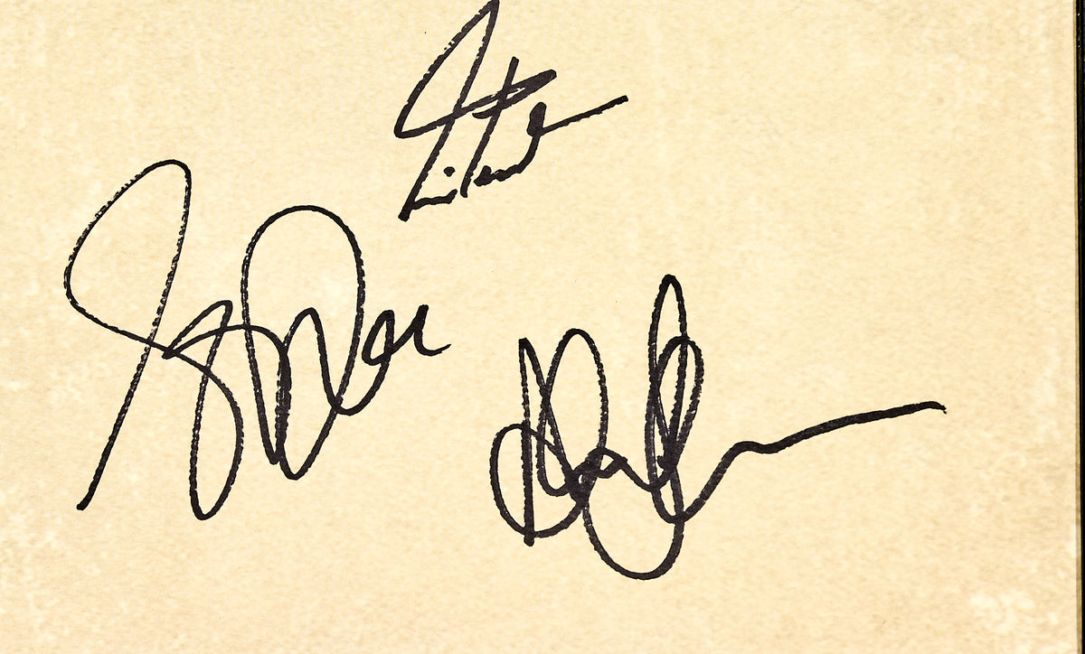 Rush with Three JSA Authentication Signatures – Millionaire Gallery