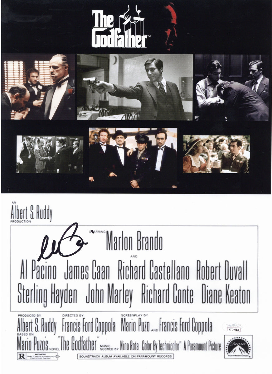 The Godfather with JSA Authenticated Signature by Al Pacino ...