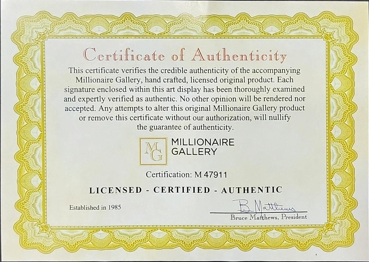 Jimmy Buffett with Beckett Slab Signature – Millionaire Gallery