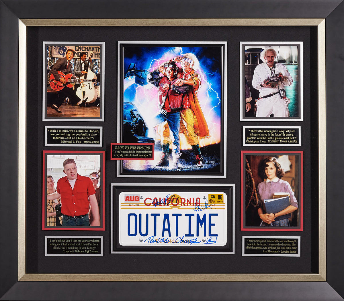 Back to the Future with four JSA Authenticated Signatures on Outta Tim ...