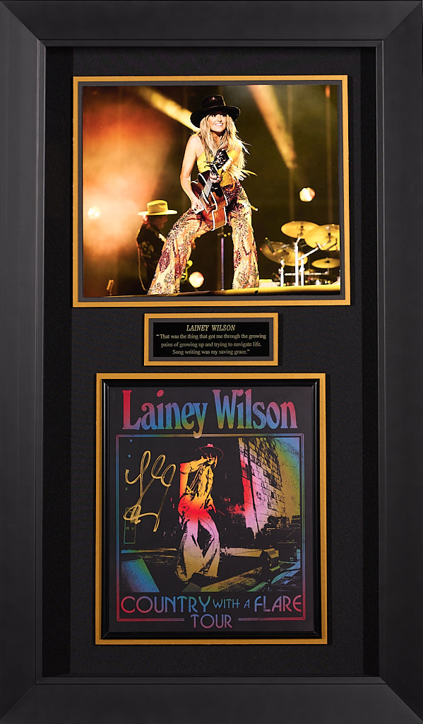 Lainey Wilson JSA Authenticated Signed, "Country with a Flare Tour" Po ...