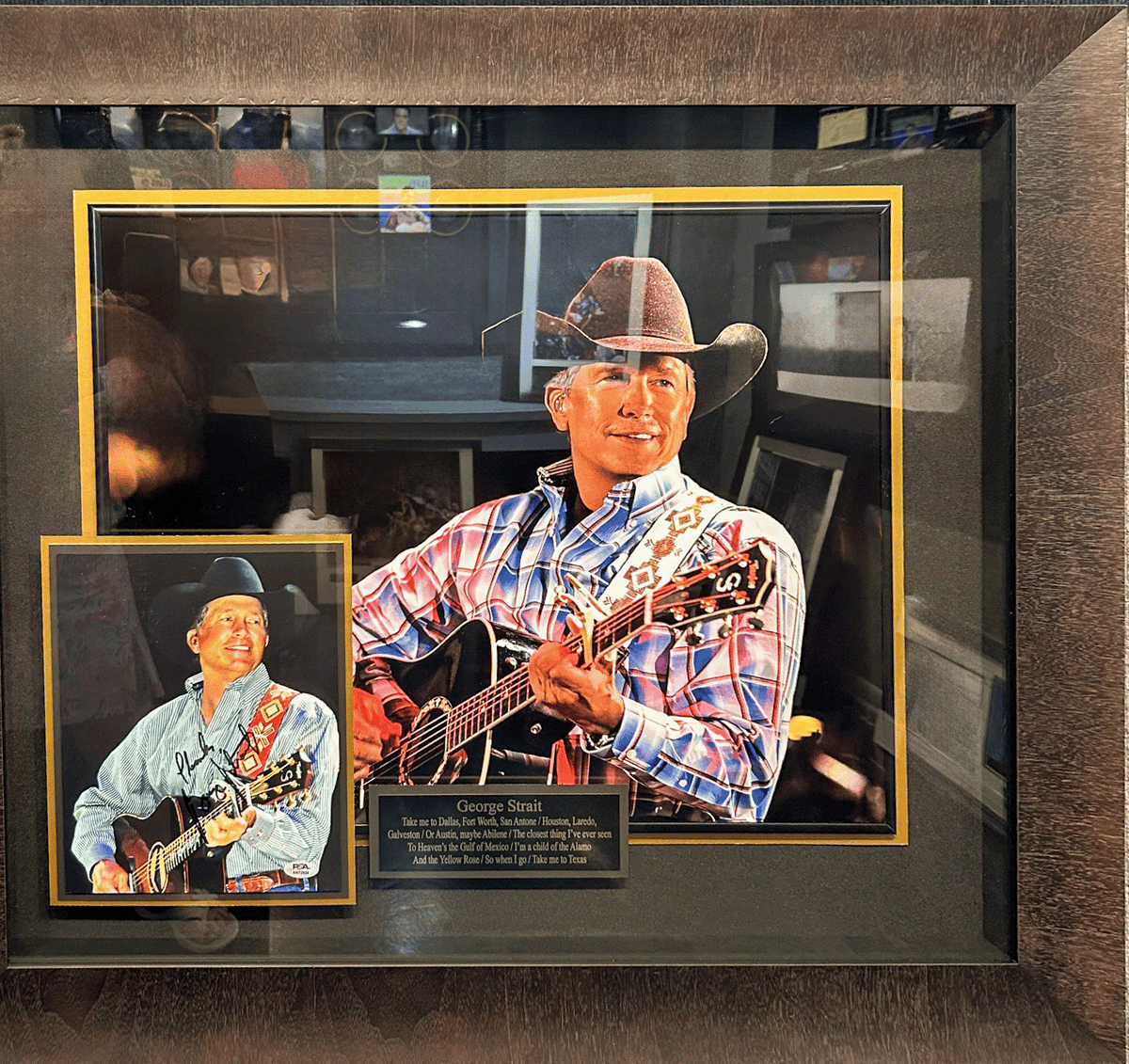 George Strait with Authenticated Signature - 30"x34" - M48056 ...