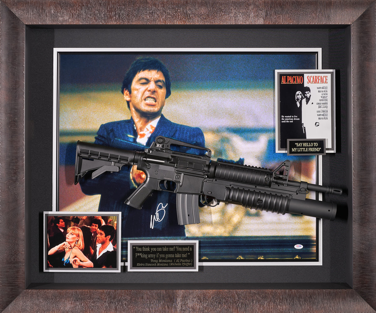 JSA Authenticated Signed Movie Poster with Prop from Scarface - 35"x42 ...