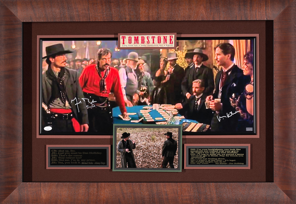 Tombstone wityh JSA Authenticated Signature of the Late Val Kilmer and ...