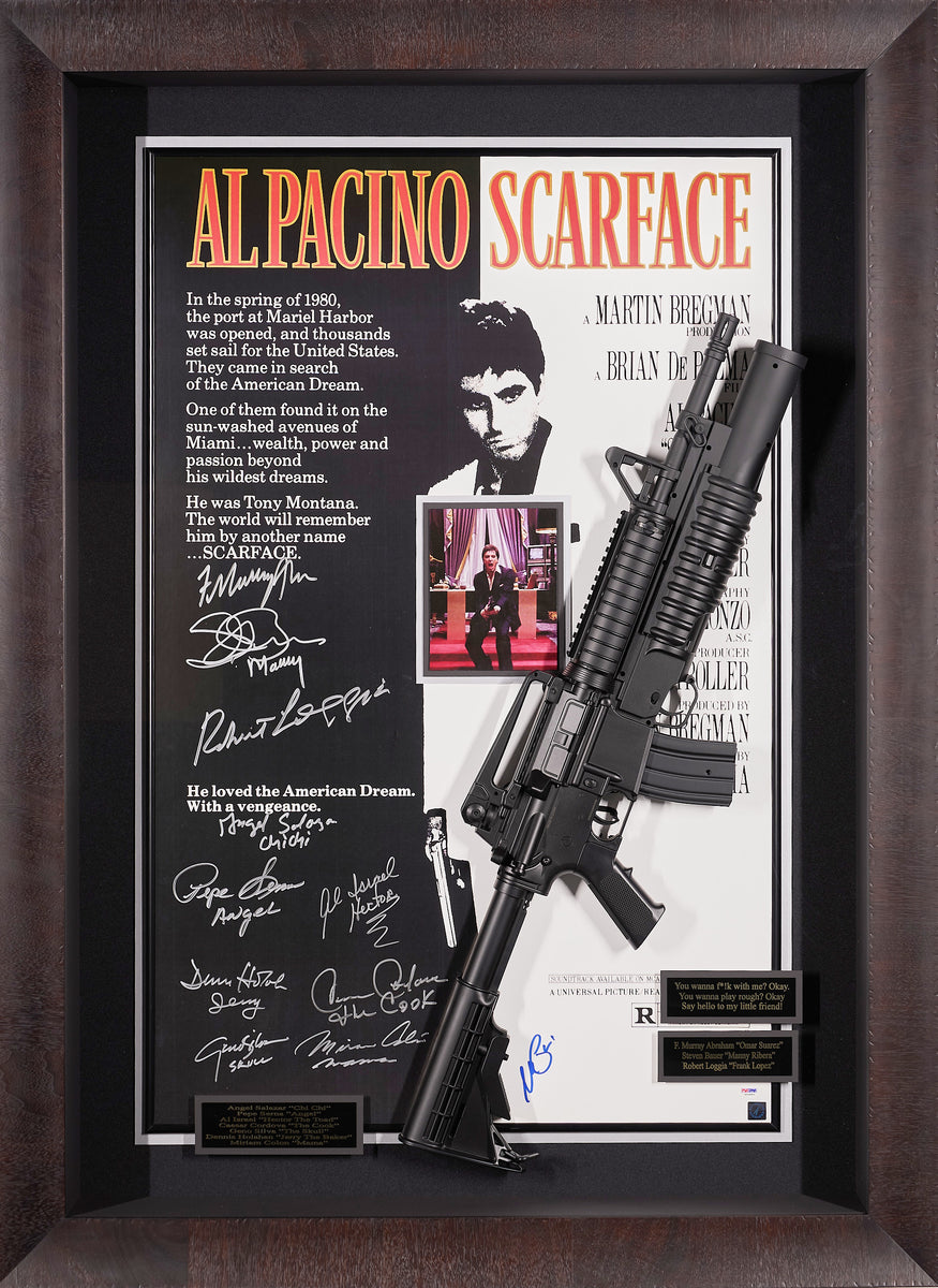 Scarface JSA Authenticated Signed Movie Poster by Al Pacino and the Ca ...