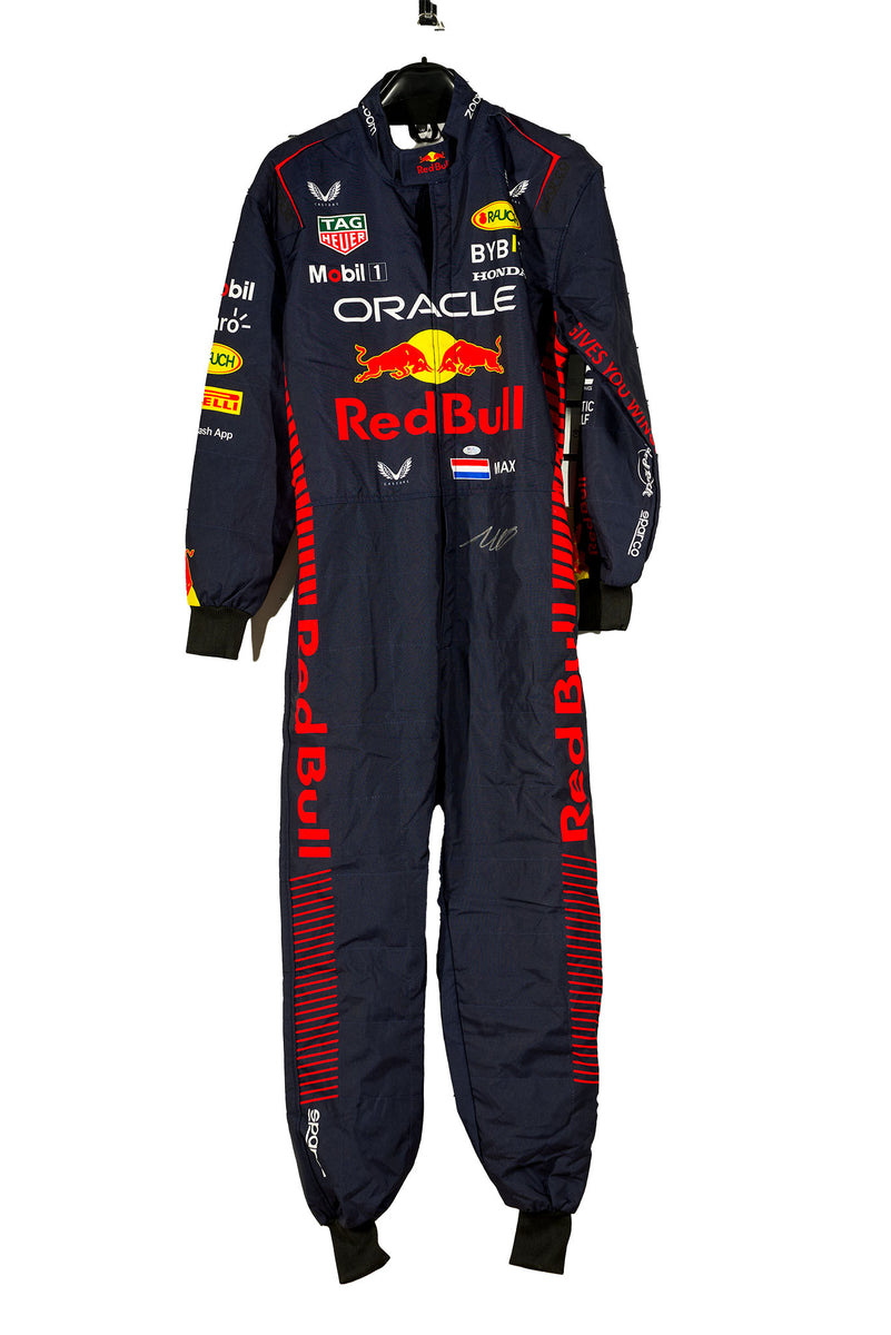 Max Verstappen PSA Authenticated Signed Red Bull F1 Racing Black Unifo ...
