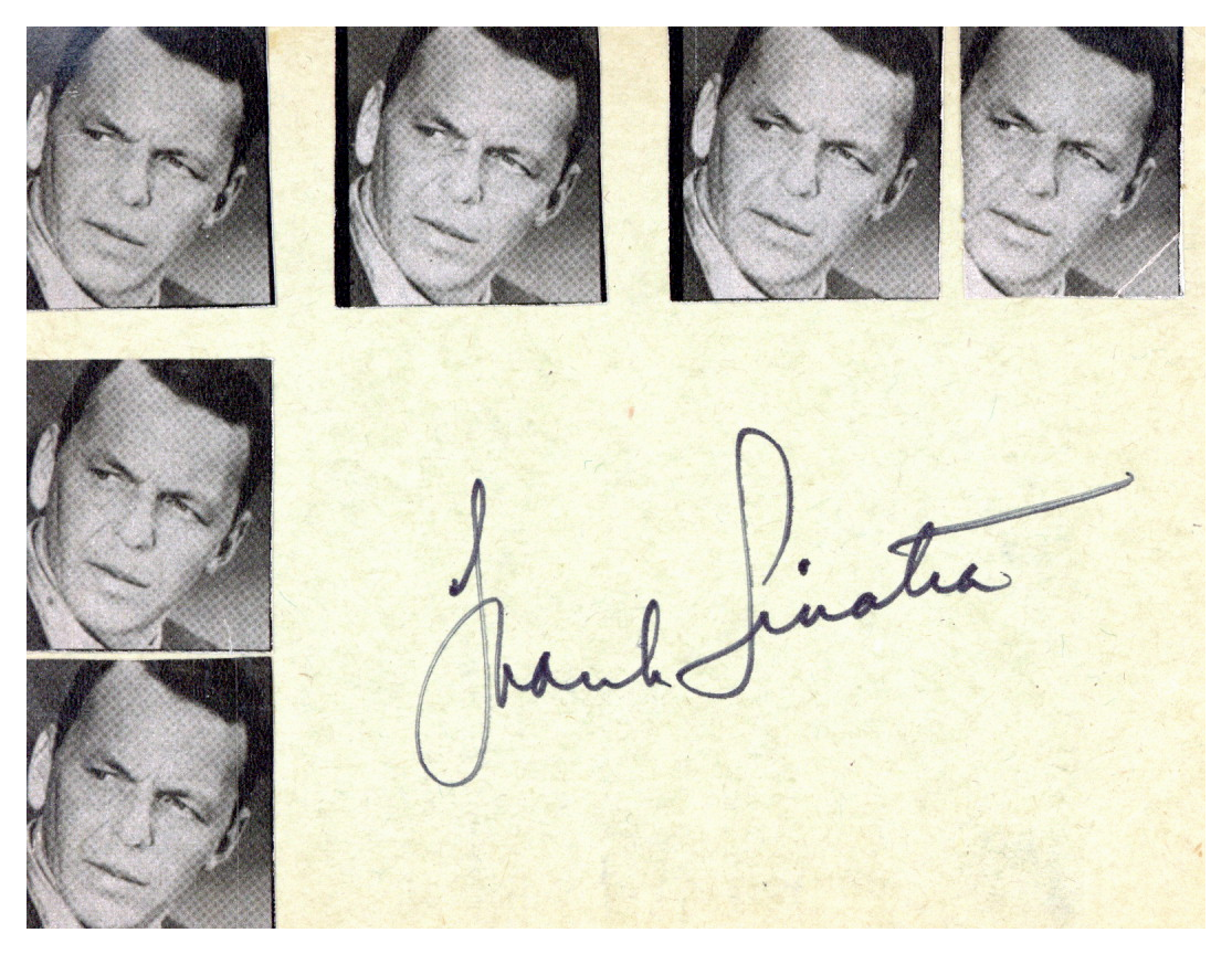 The Rat Pack with Authenticated Signatures of Martin, Sinatra and Davi ...