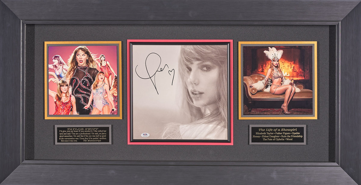 Taylor Swift Signed Album Cover and photos from, "The Life Of A Showgi ...