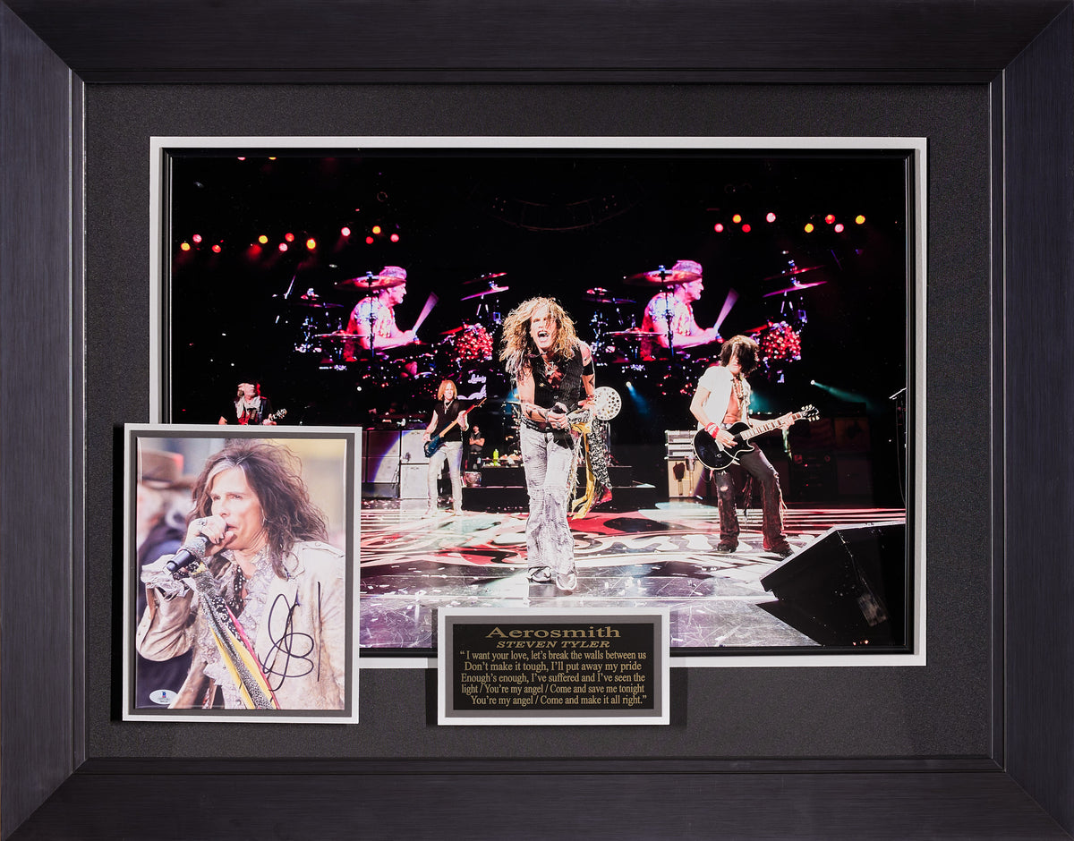 Aerosmith with Steben Tyler's Authenticated Signature - 30"x38" - M486 ...