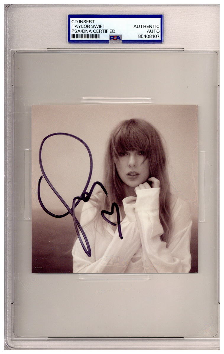 Taylor Swift "The Life Of A Showgirl" Signed CD Cover - 24"x42" - M488 ...