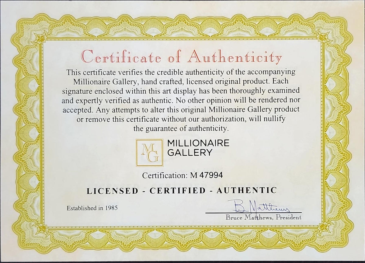 Sean Connery as James Bond Autographed "Vodka Martini" Display ...