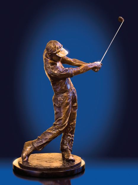 Perfect Shot Bronze Statue by artist Laran Ghiglieri – Millionaire Gallery