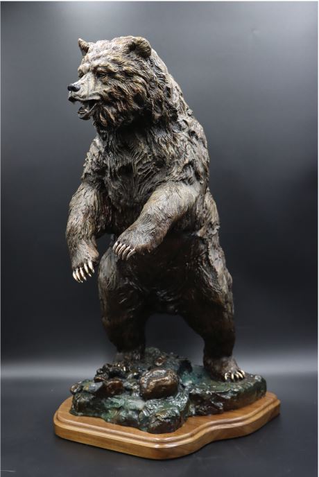 Prize Catch Bronze Statue by artist Laran Ghiglieri – Millionaire Gallery