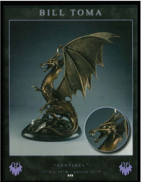 Sentinel Bronze Statue by artist Bill Toma – Millionaire Gallery