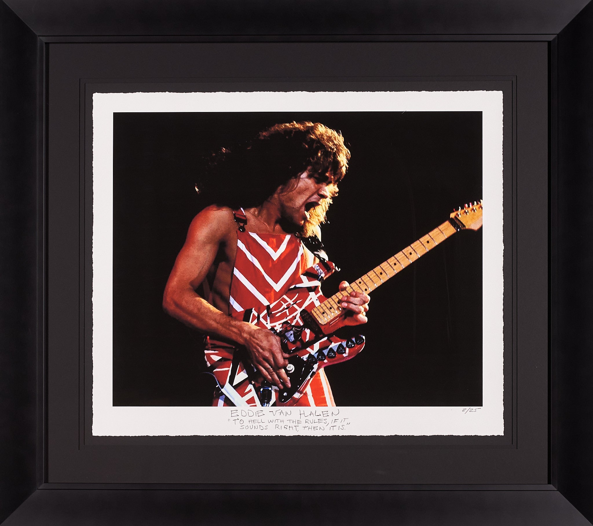 Eddie Van Halen Color Giclee – Millionaire Gallery