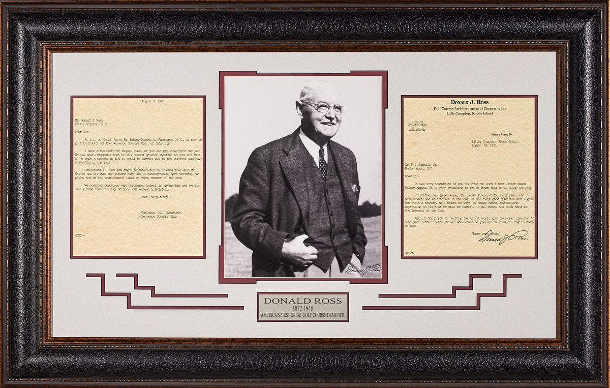 Donald J. Ross - America's First Great Golf Course Designer - 27"x42" – Millionaire Gallery