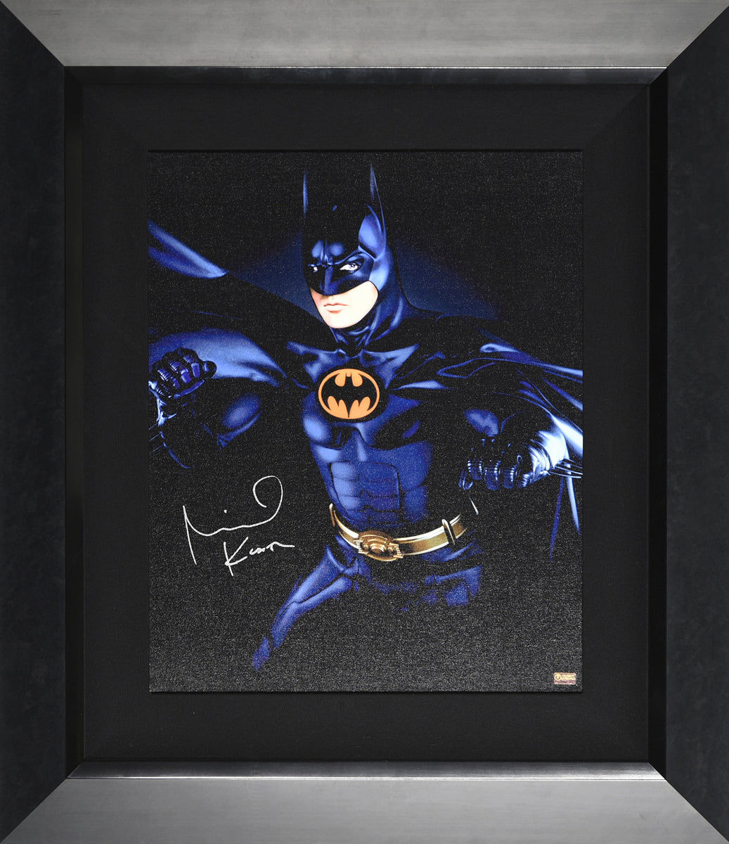 Limited Autographed Batman Canvas Display Signed by Michael Keaton ...