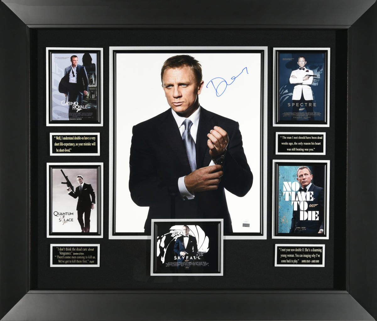 Daniel Craig Autographed 007 Collection – Millionaire Gallery
