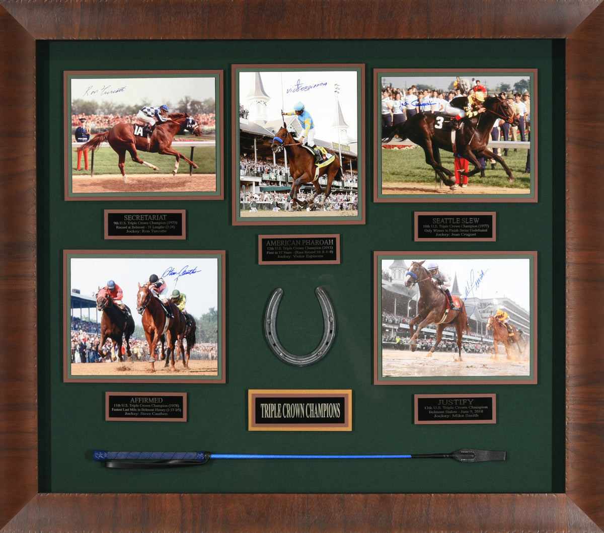 Triple Crown Champions Autographed Collection - 36"x41" - M47187 ...