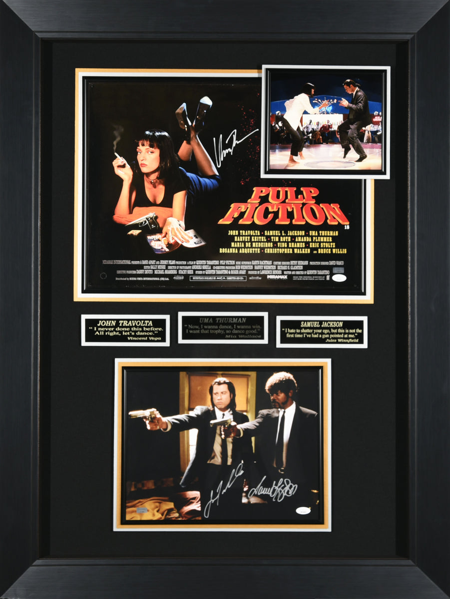 Pulp Fiction Autographed Movie Display – Millionaire Gallery