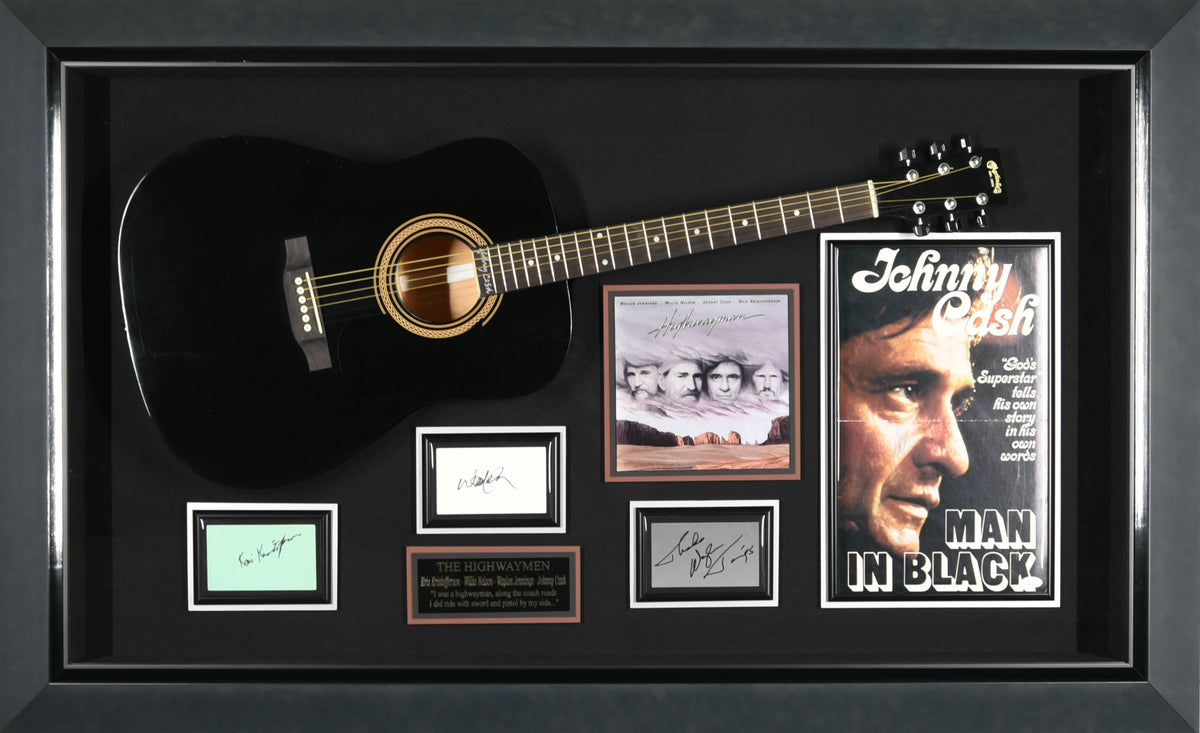 The Highwaymen Autographed Display – Millionaire Gallery