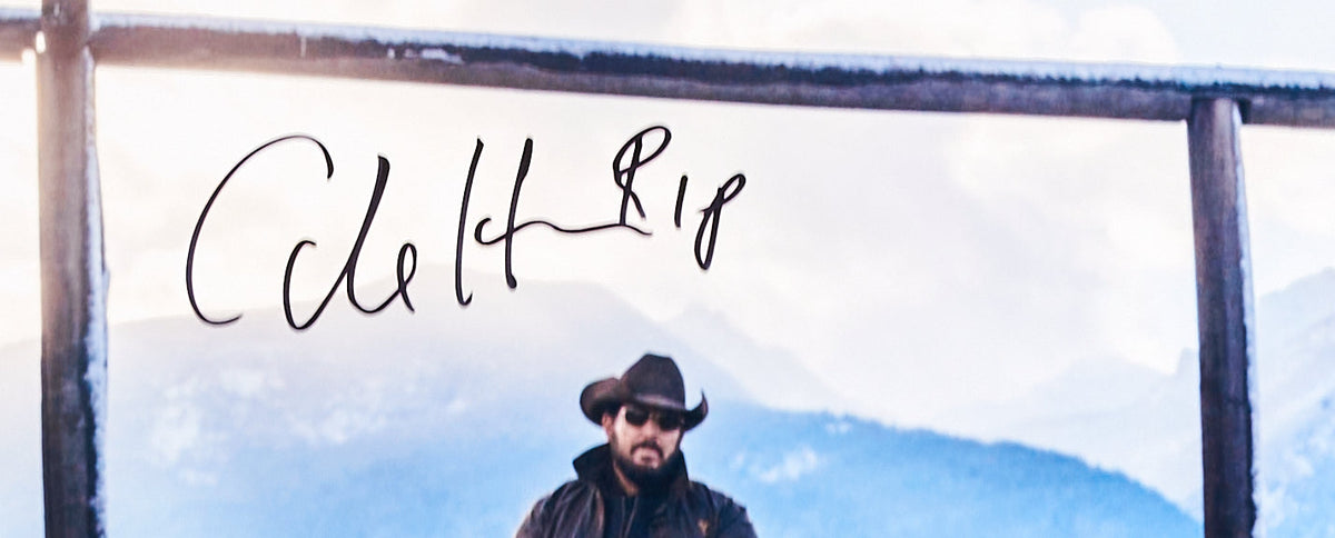 Yellowstone TV Series with Beckett Witnessed Autograph of Cole Hauser ...