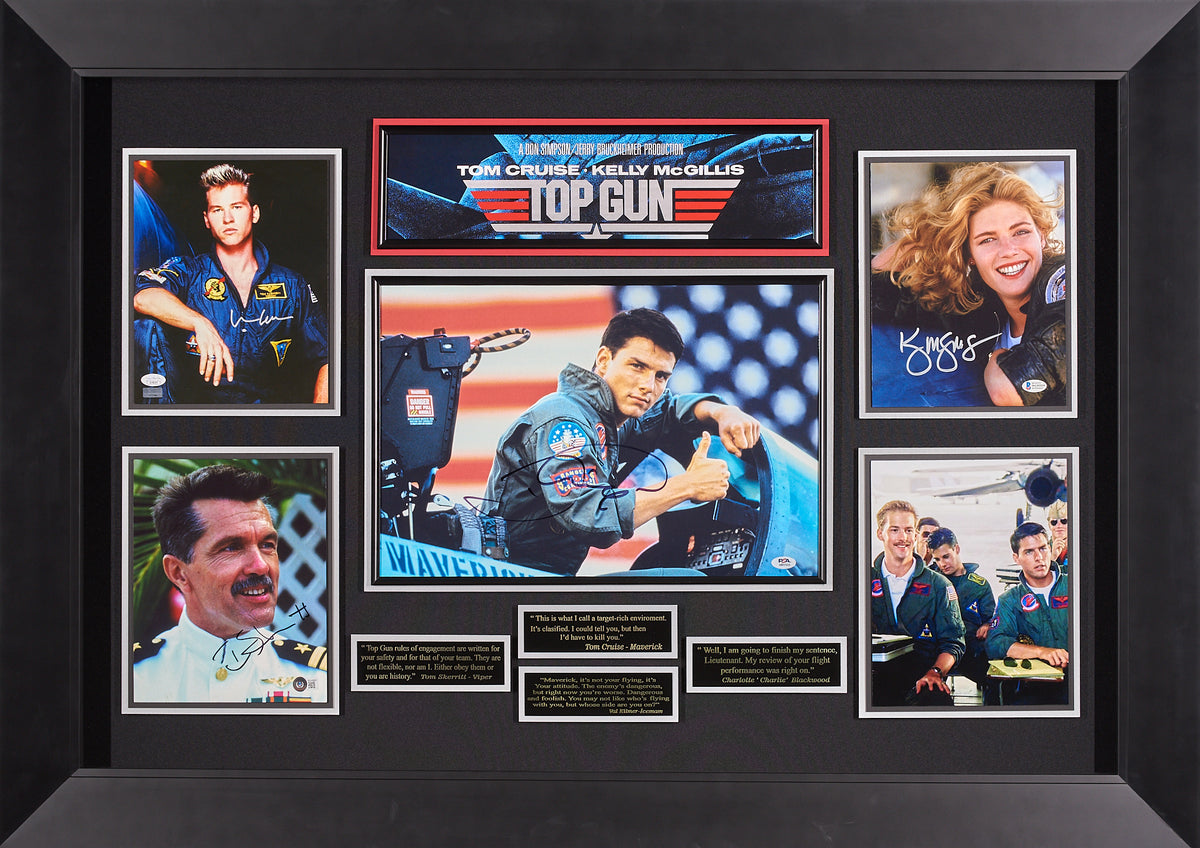 Top Gun with Four Authenticated Signatures - Sold – Millionaire Gallery