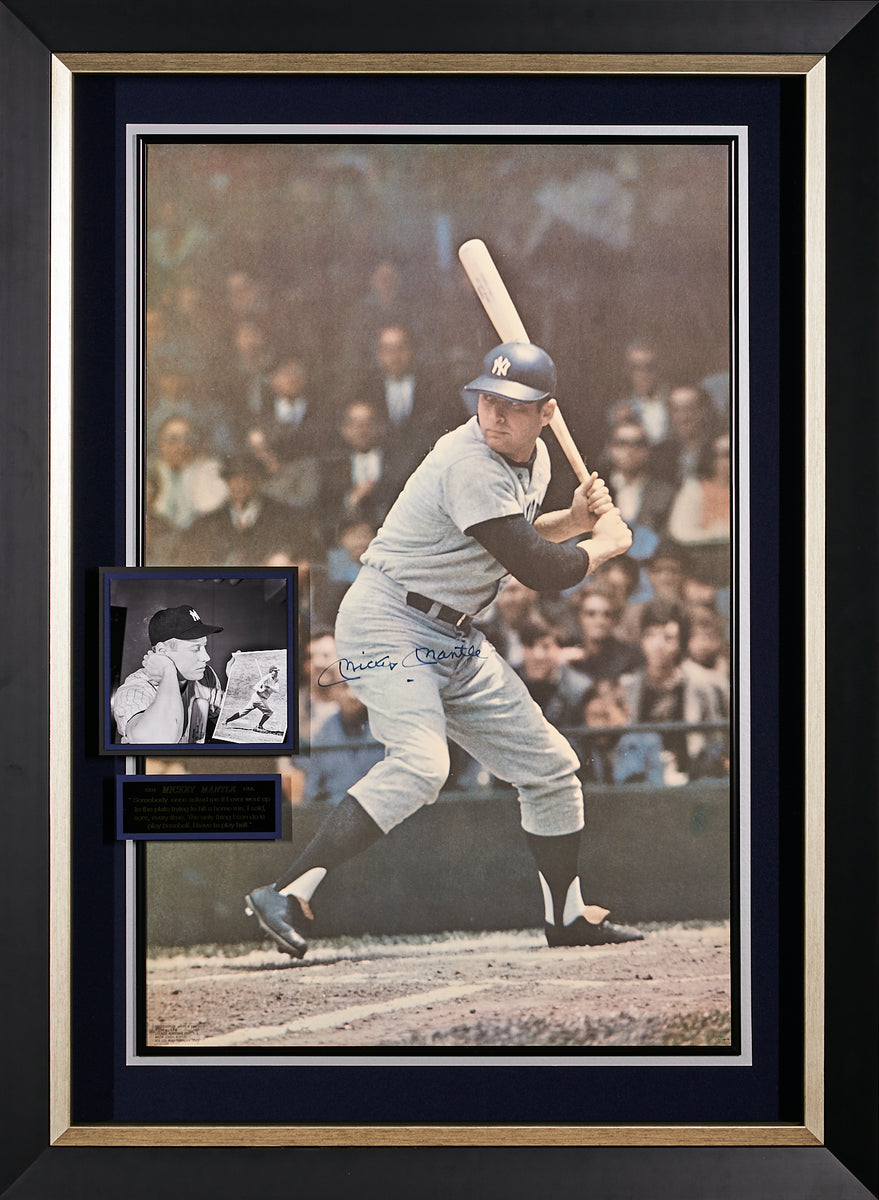 Mickey Mantle Authenticated Signature – Millionaire Gallery