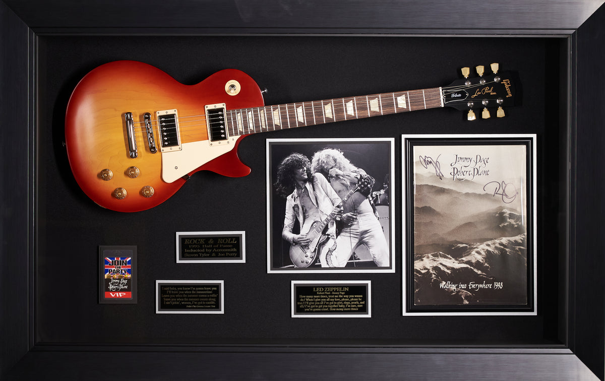 Led Zeppelin Signatures, VIP Pass and Les Paul – Millionaire Gallery