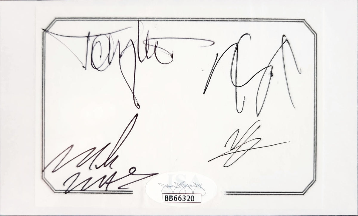 Motley Crue with Authenticated Signatures from All Members of the Band ...