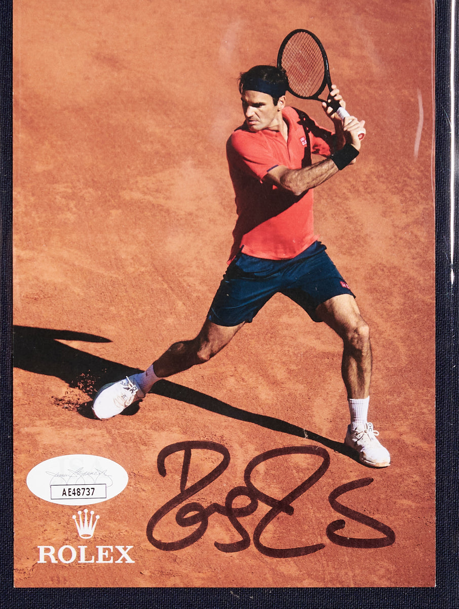 Roger Federer JSA authenticated Signature – Millionaire Gallery