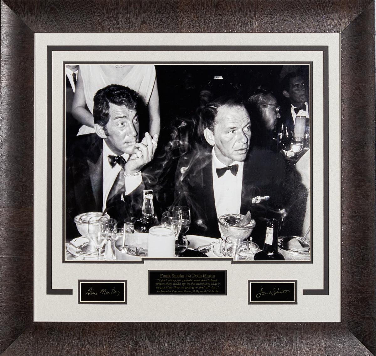 Frank Sinatra and Dean Martin - 29"x30" - SM8808 – Millionaire Gallery