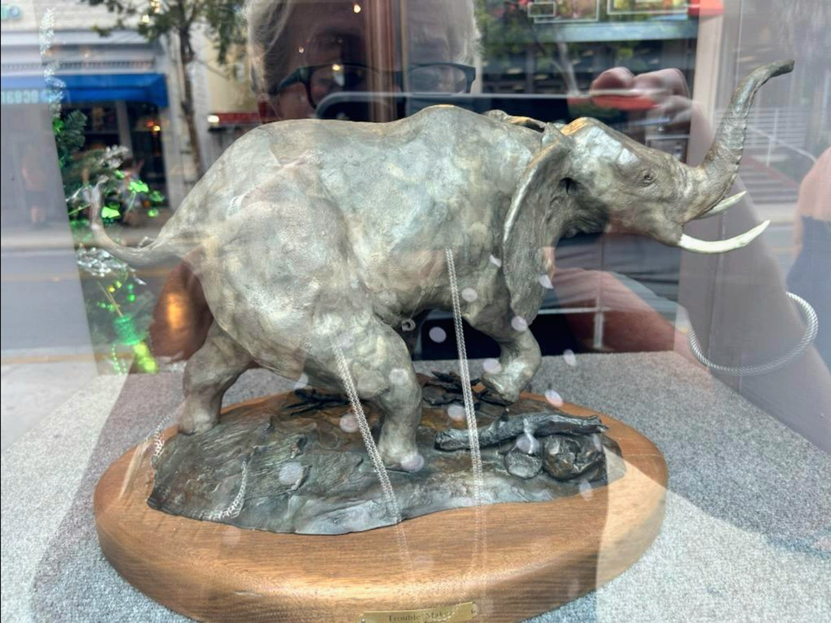 Bronze Elephant Sculpture by David Anderson - DA-BElephant ...